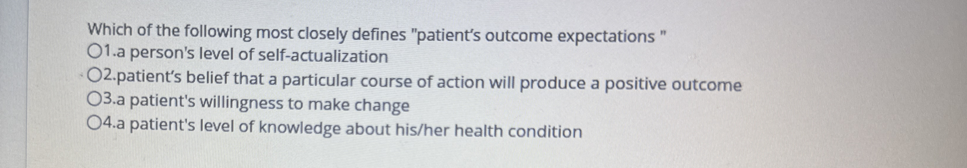 Solved Which of the following most closely defines | Chegg.com