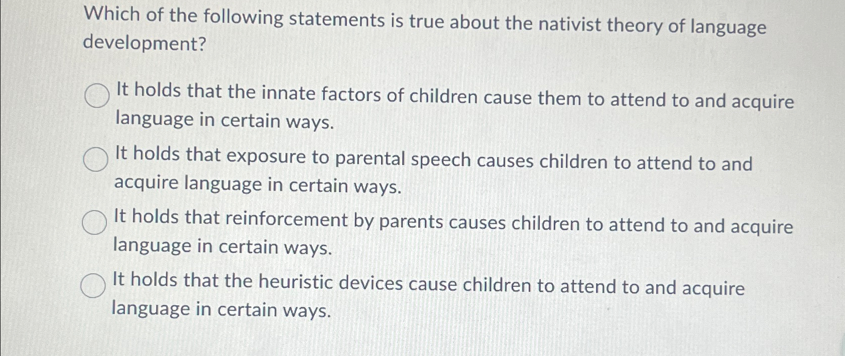 Solved Which of the following statements is true about the | Chegg.com