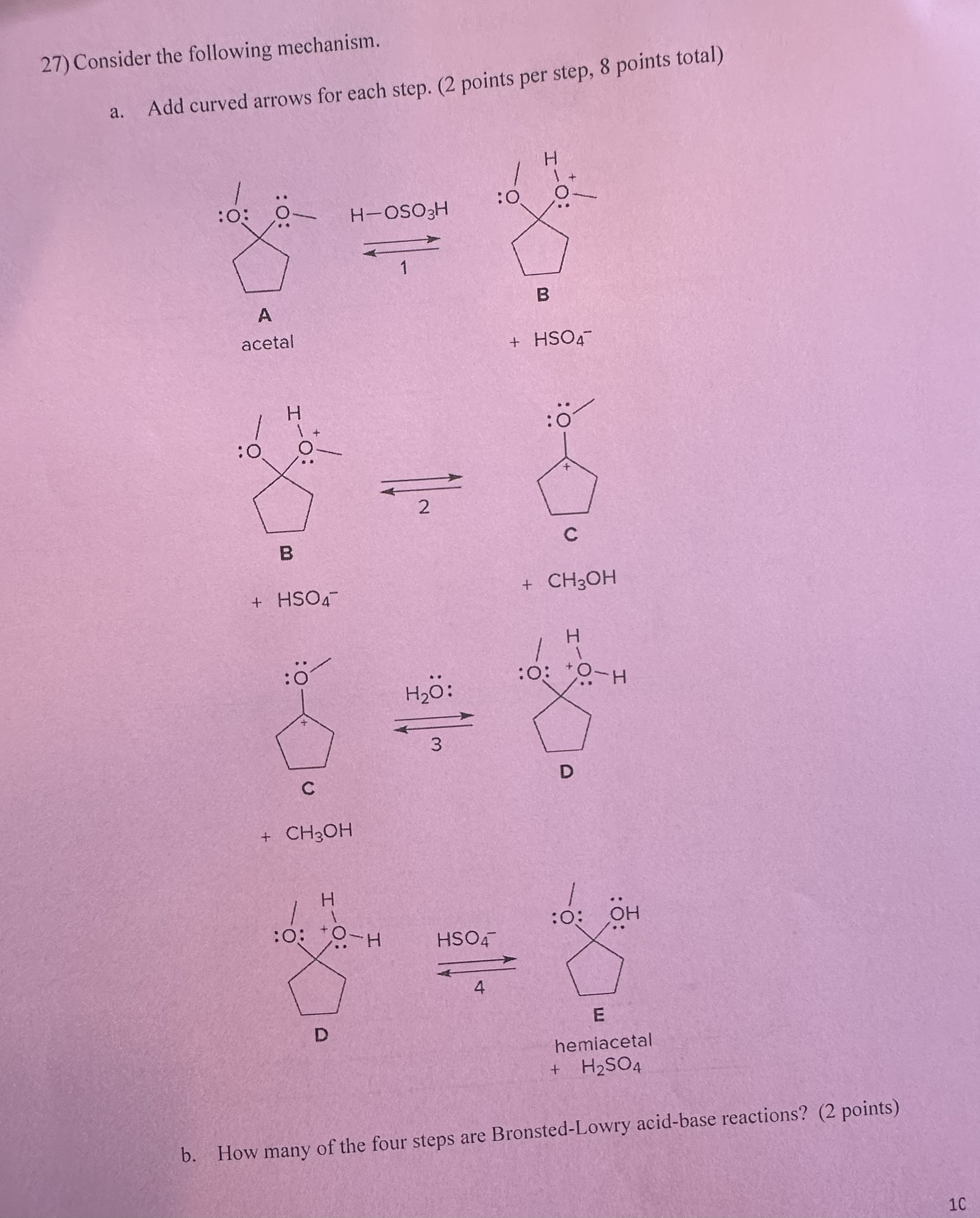 Solved Consider the following mechanism.a. ﻿Add curved | Chegg.com