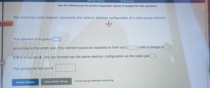 Solved [Review Toples) [References] Use the References to | Chegg.com