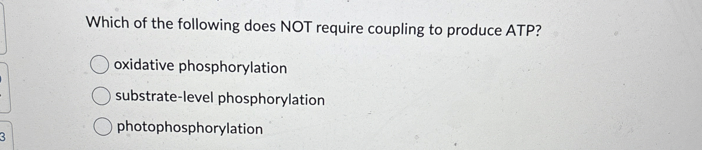 Solved Which of the following does NOT require coupling to | Chegg.com