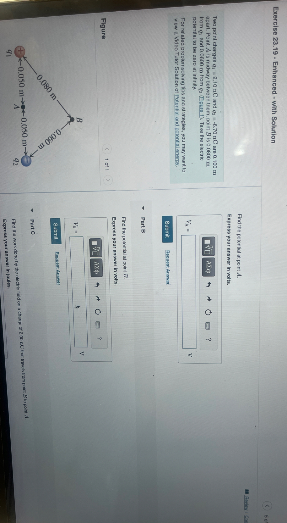 Solved Exercise 23.19 - ﻿Enhanced - ﻿with SolutionFind the | Chegg.com