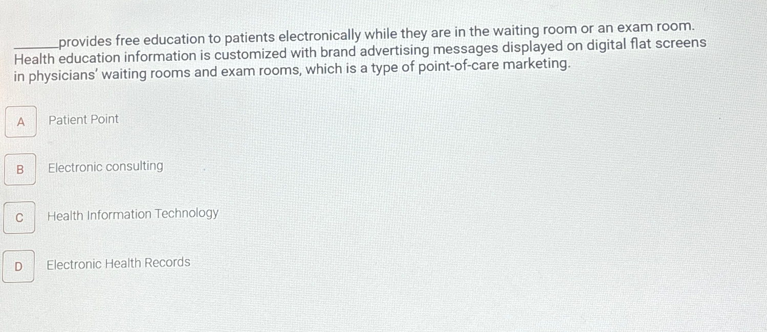 Solved provides free education to patients electronically | Chegg.com