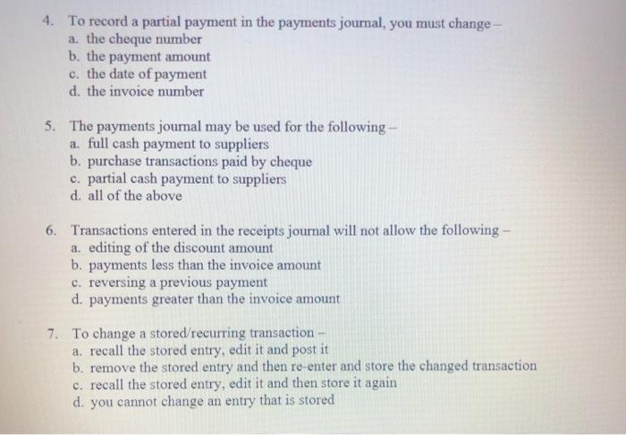 Solved Part A: Multiple-Choice Questions (1 mark each for a | Chegg.com