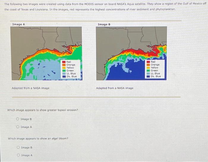 Solved The following two images were created using data from | Chegg.com
