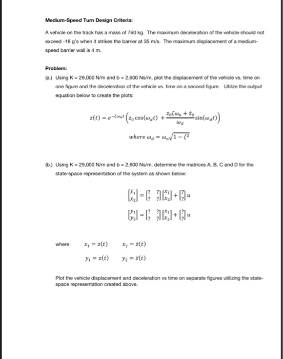 Consider An Lti Second Order Dynamic System Modeled