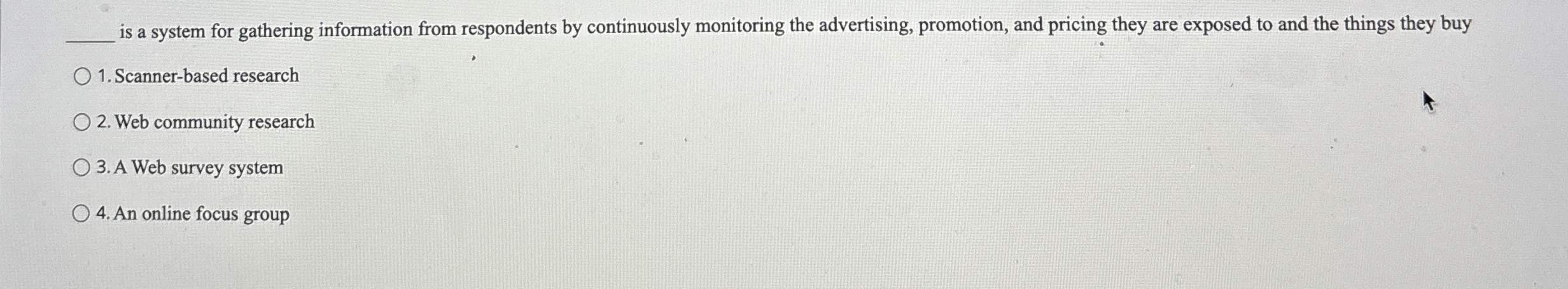 Solved q, ﻿is a system for gathering information from | Chegg.com