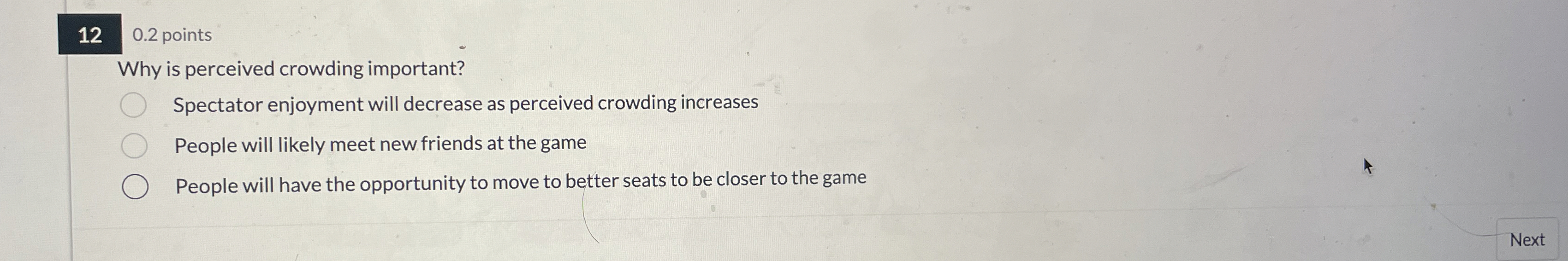 Solved 120.2 ﻿pointsWhy is perceived crowding | Chegg.com