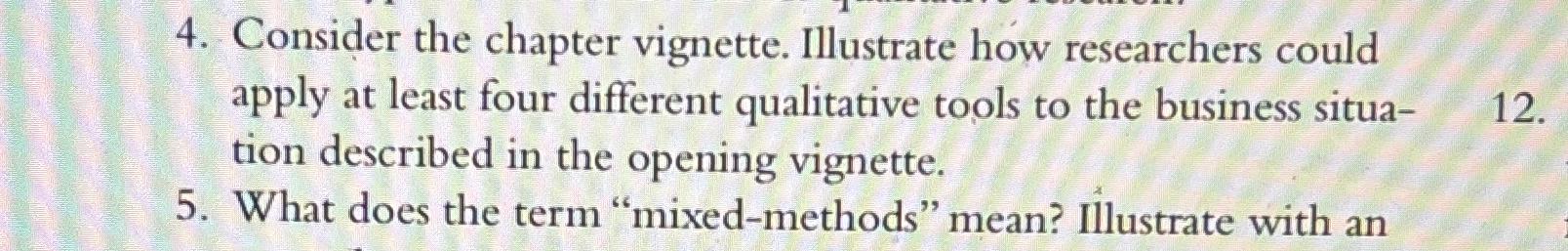 Solved Consider the chapter vignette. Illustrate how | Chegg.com