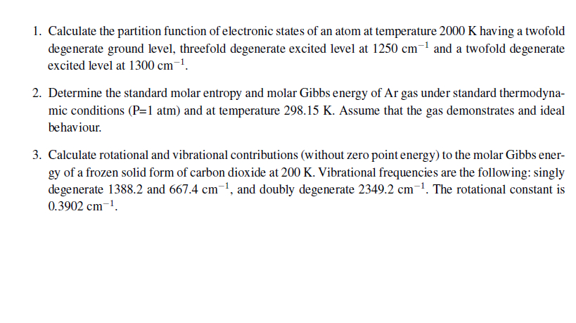 Solved Calculate the partition function of electronic states | Chegg.com