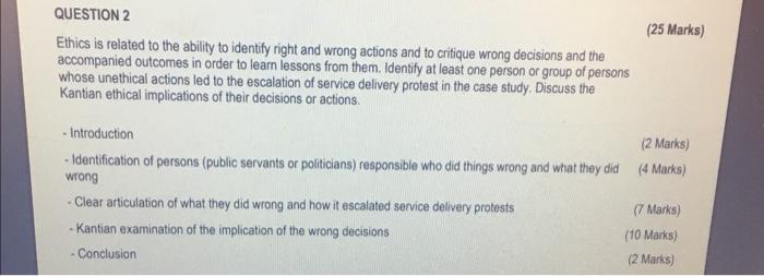 Solved (25 Marks) Ethics is related to the ability to | Chegg.com