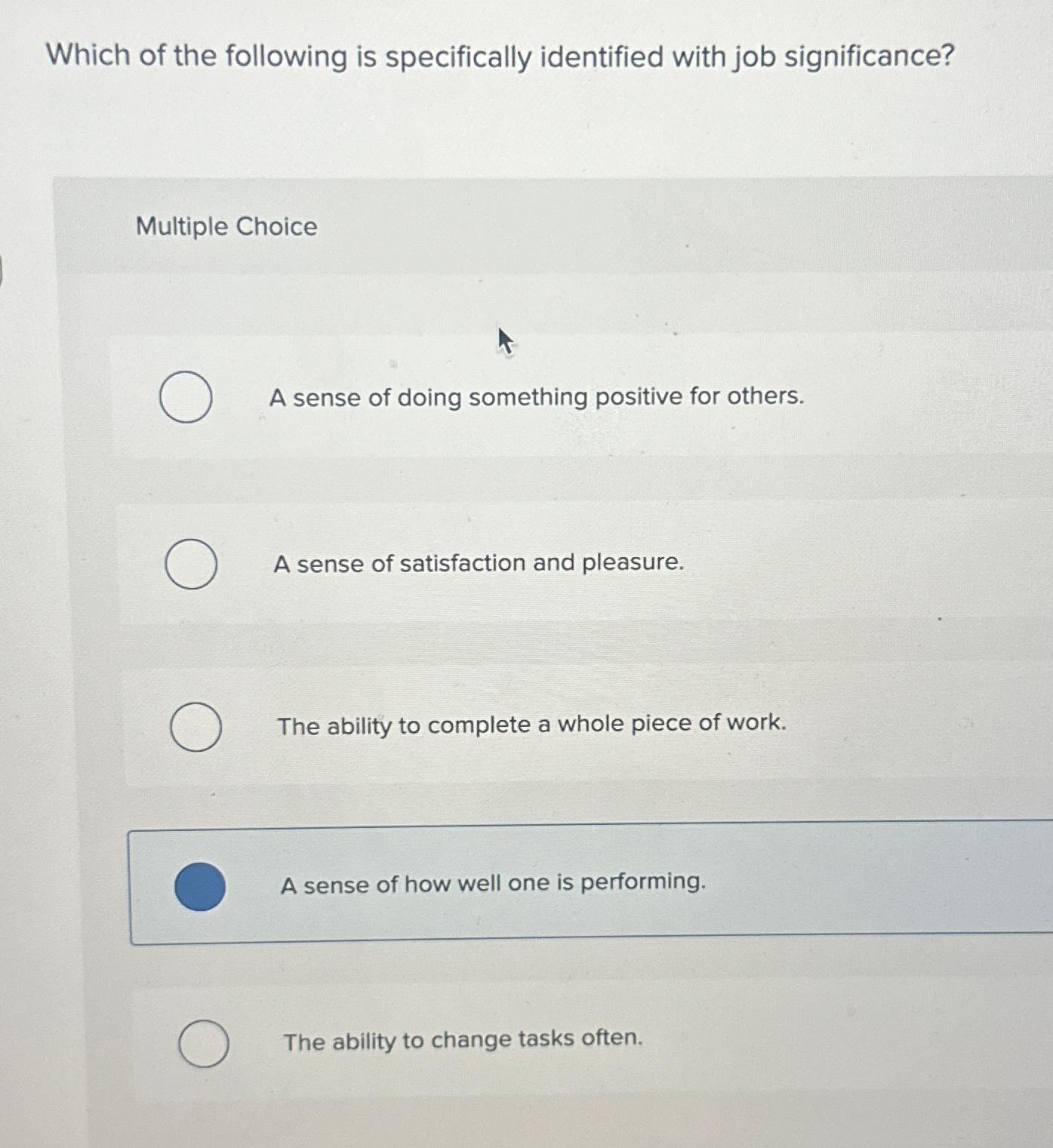 Solved Which of the following is specifically identified | Chegg.com