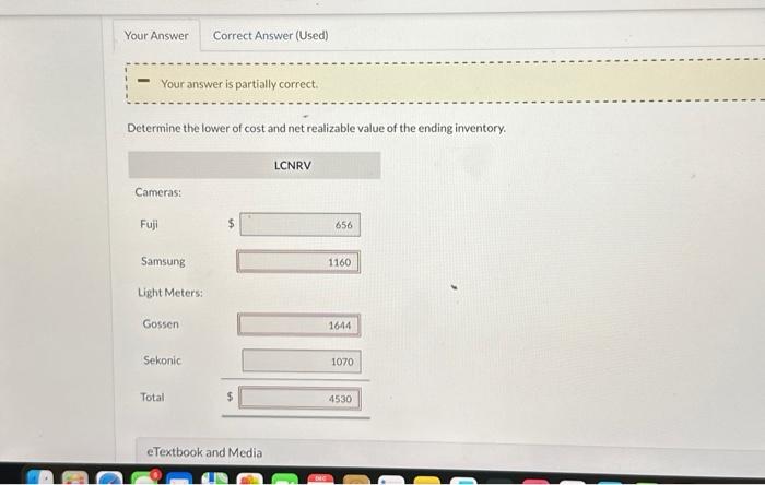 Porter Camera Shop Ltd, reports the following cost | Chegg.com