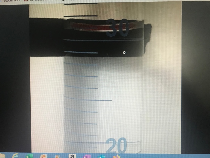 Solved Measuring with a Beaker Volume of water in 50-ml | Chegg.com