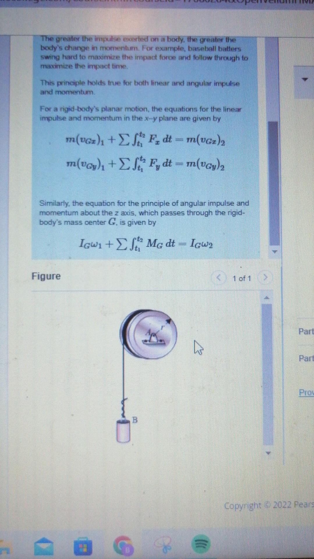 Solved Principle of Impulse and Momentum