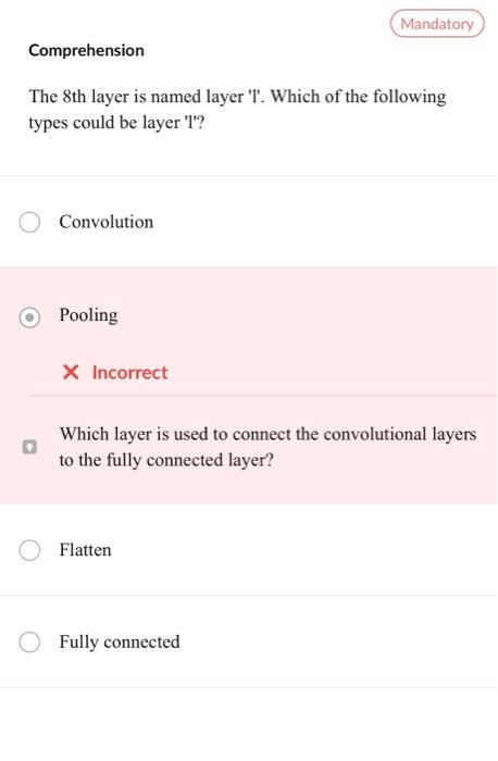Solved Comprehension - A Three-Class Classification CNN | Chegg.com