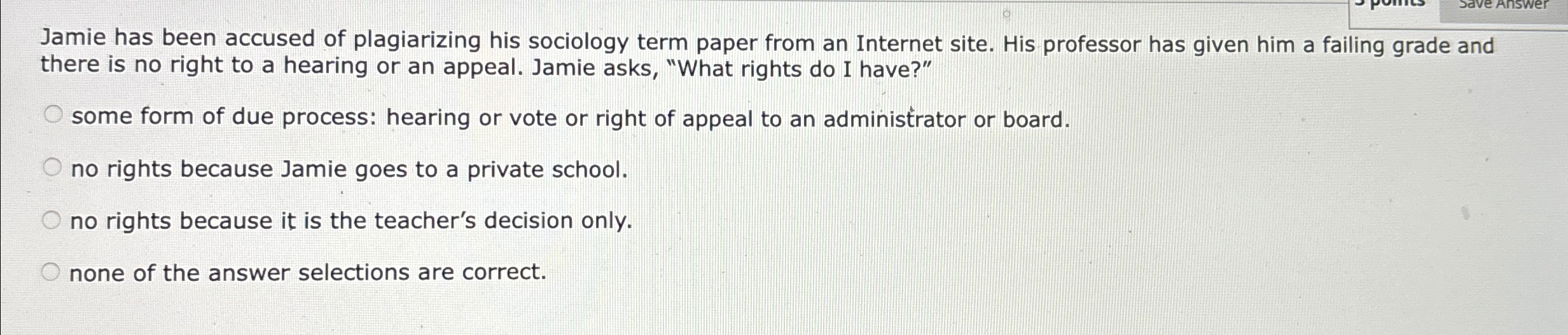 Solved Jamie has been accused of plagiarizing his sociology | Chegg.com