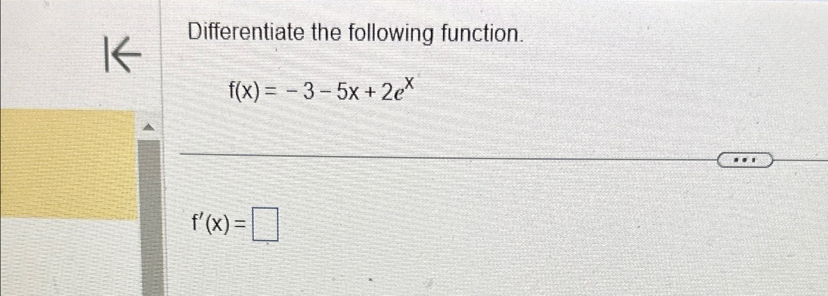 Solved Differentiate the following | Chegg.com