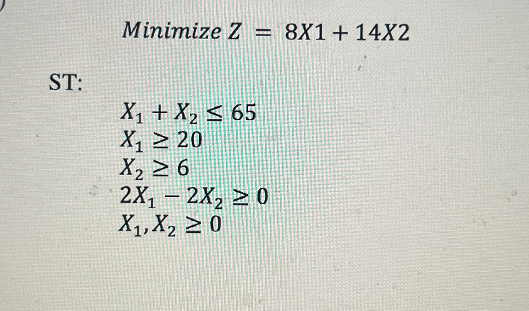 Solved Minimize | Chegg.com