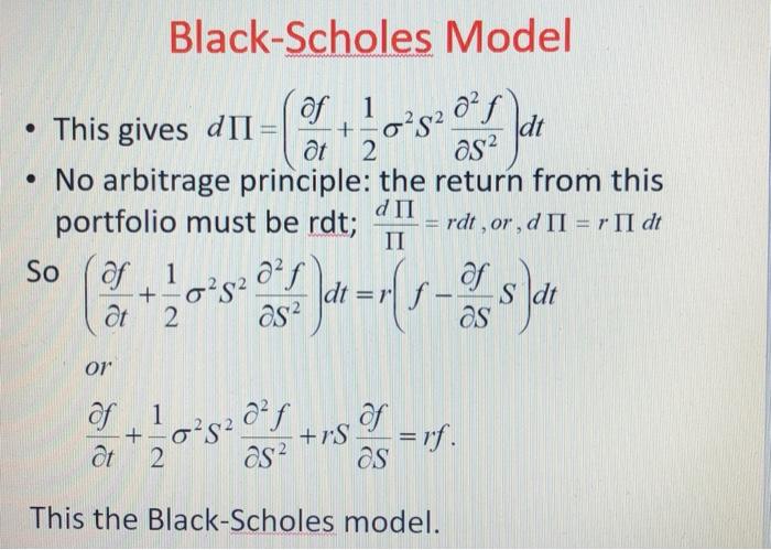Solved find put option and call option (use Black -Scholes | Chegg.com