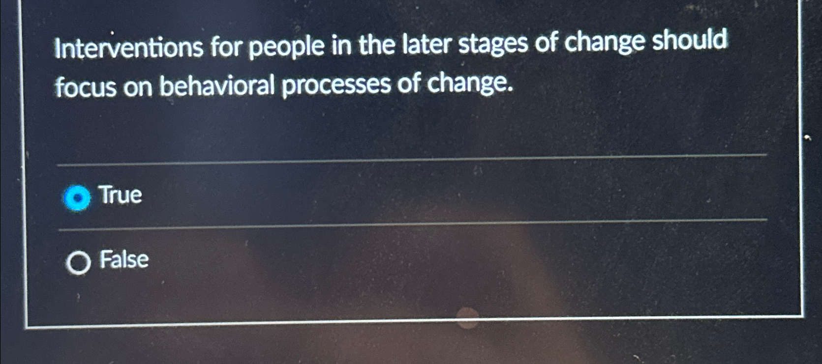 Solved Interventions for people in the later stages of | Chegg.com