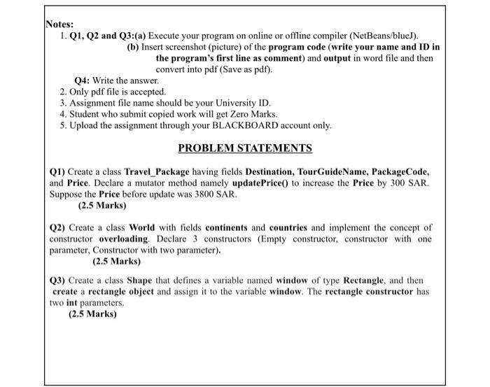 Solved Notes: 1. Q1, Q2 and Q3:(a) Execute your program on | Chegg.com