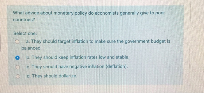 Solved Which of the following policies would be inconsistent | Chegg.com