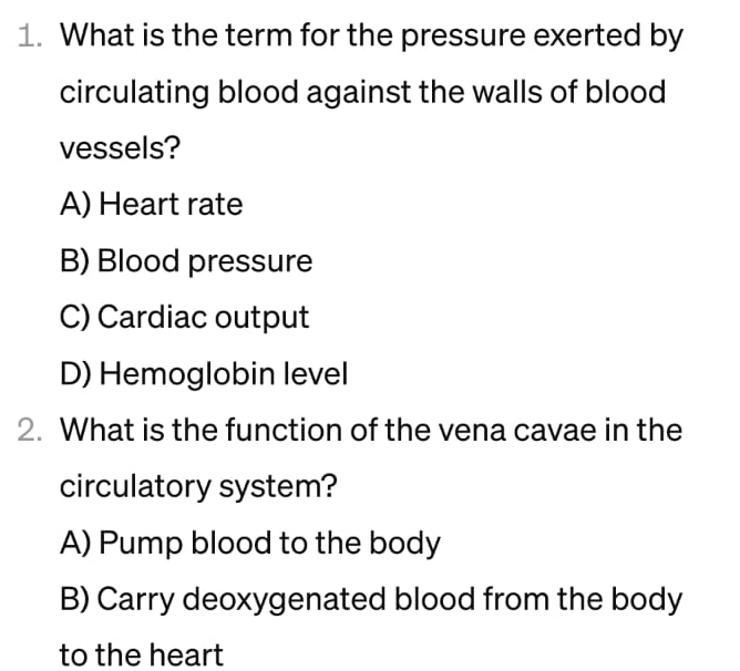 Solved What is the term for the pressure exerted by | Chegg.com
