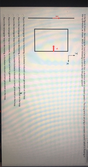 Solved In the figure shown, the rectangular loop is being | Chegg.com