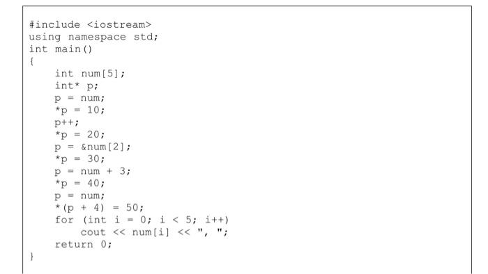Solved #include using namespace std; int main() { int | Chegg.com