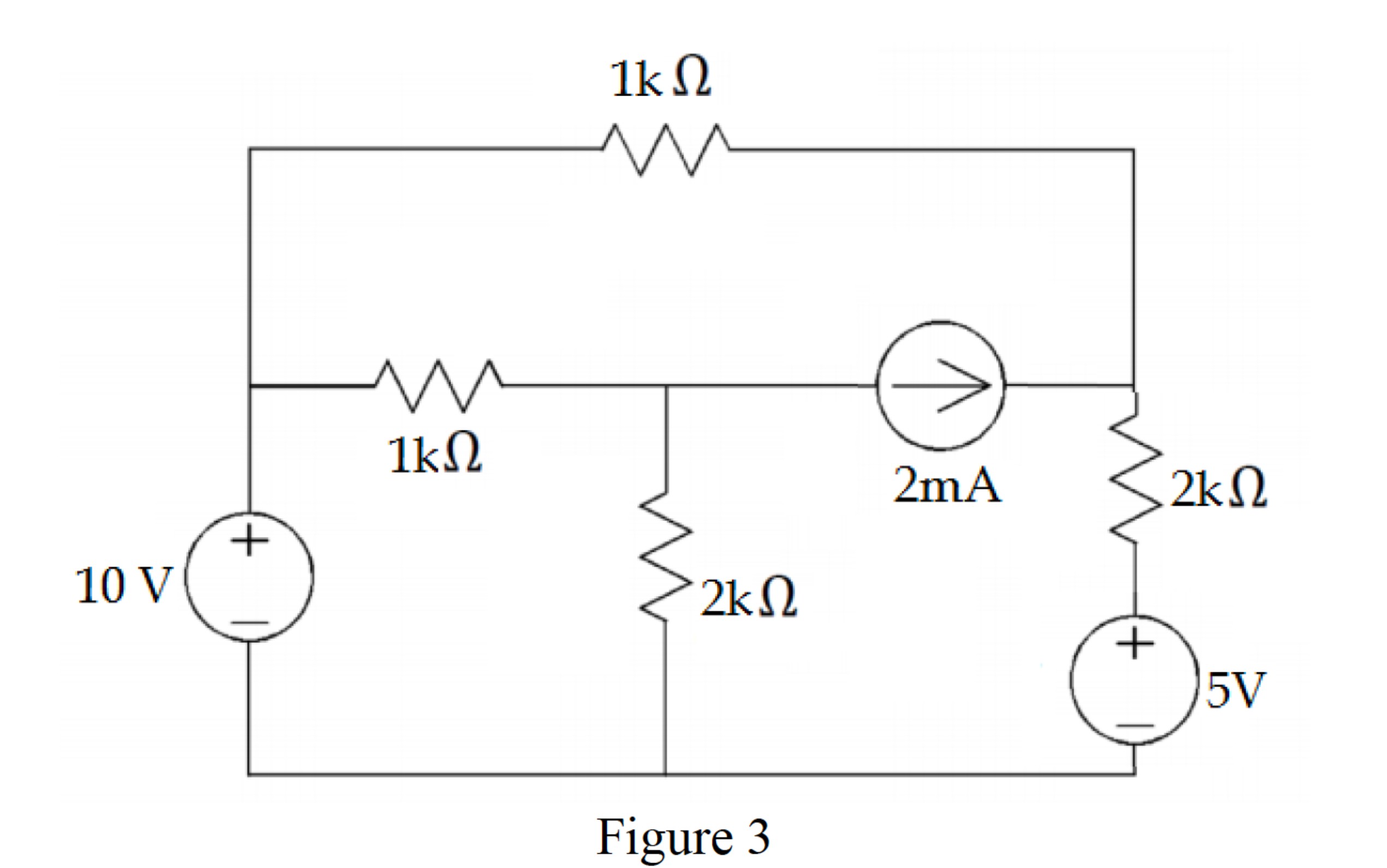 Solved 3.(a) ﻿Write a set of mesh equations for the circuit | Chegg.com