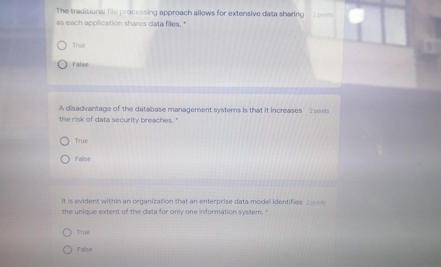Solved The traditional file processing approach allows for | Chegg.com