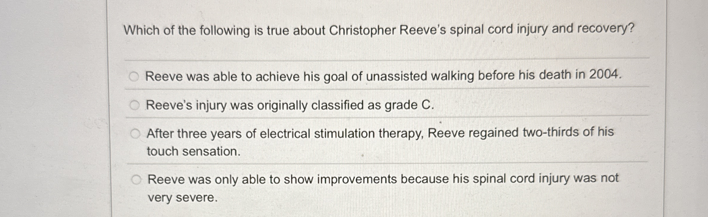 Solved Which of the following is true about Christopher | Chegg.com