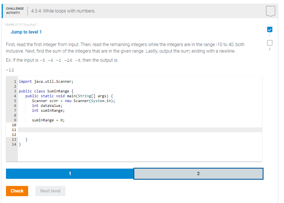 Solved Jump To Level 1first Read The First Integer From 