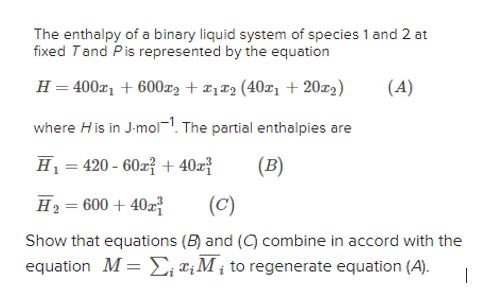 Solved Show that equations (B) ﻿and (C) ﻿combine in accord | Chegg.com