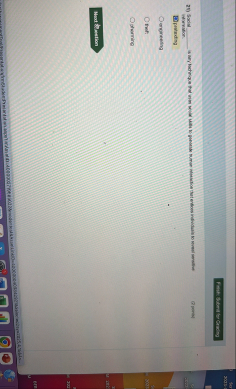 Solved Social ﻿is any technique that uses social skills to | Chegg.com