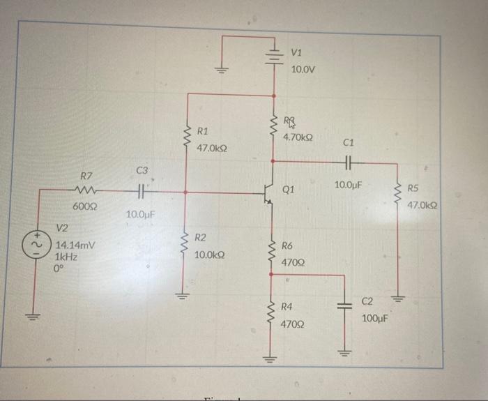 1. By hand, perform a DC analysis of the CE circuit | Chegg.com