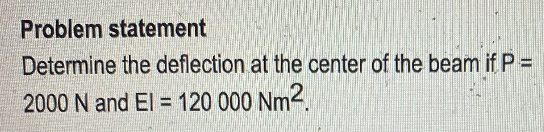 Problem statementDetermine the deflection at the | Chegg.com