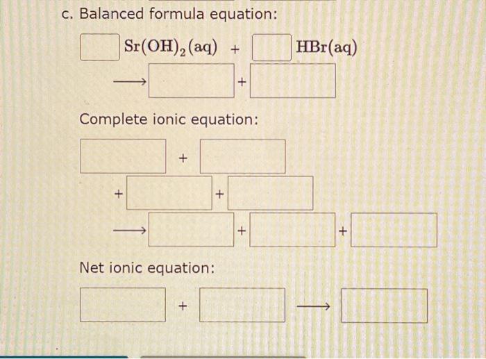 Solved Write the balanced formula, complete ionic, and net | Chegg.com