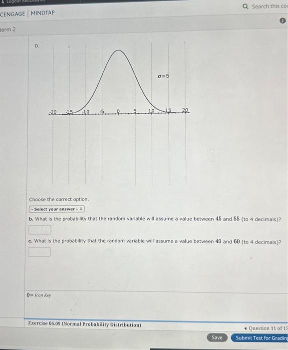 Solved A Random Variable Is Normally Distributed With A Mean