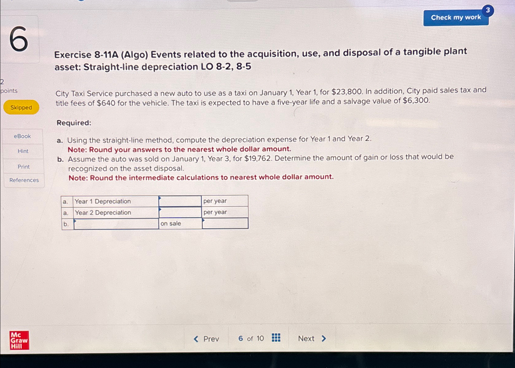 Solved Check my workExercise 8-11A (Algo) ﻿Events related to | Chegg.com