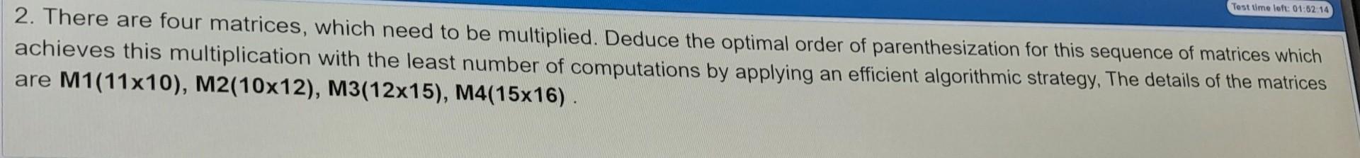Solved design analysis & algorithm ques solve the question | Chegg.com