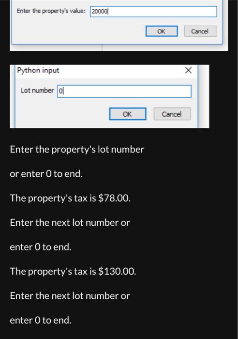 Solved The county tax office calculates the annual taxes on | Chegg.com