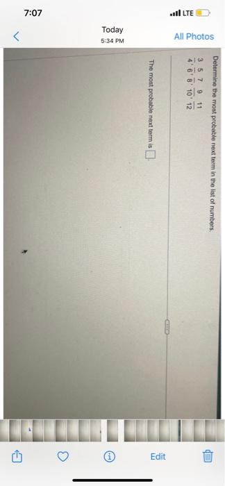 Solved , =1l LTE | Chegg.com