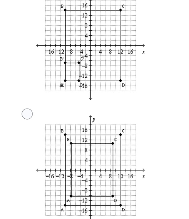 Solved Graph the image of the figure after a dilation | Chegg.com
