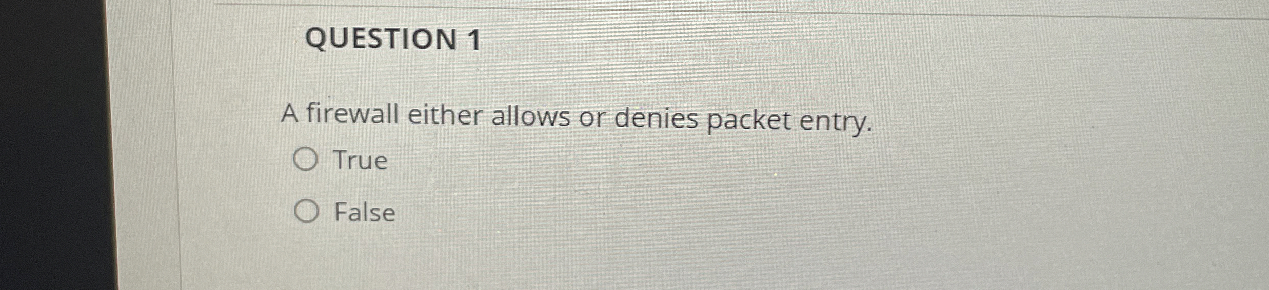 Solved QUESTION 1A firewall either allows or denies packet | Chegg.com