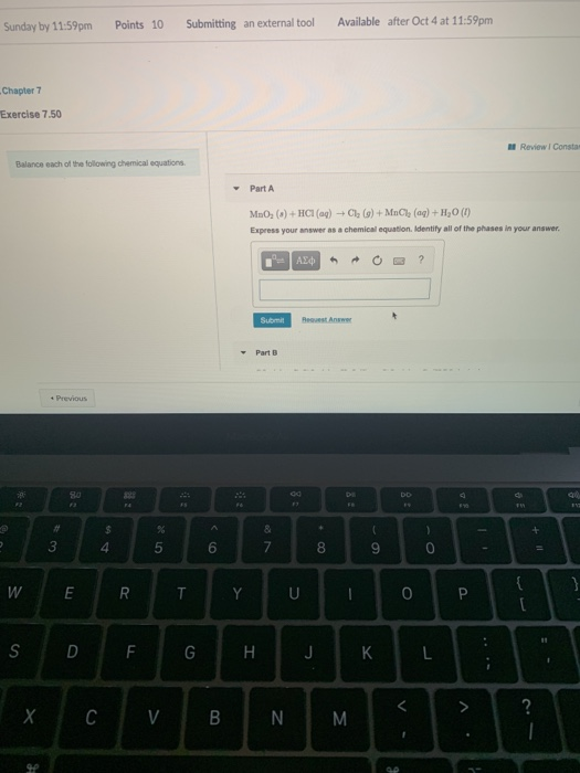 Solved Sunday by 11:59pm Points 10 Submitting an external | Chegg.com