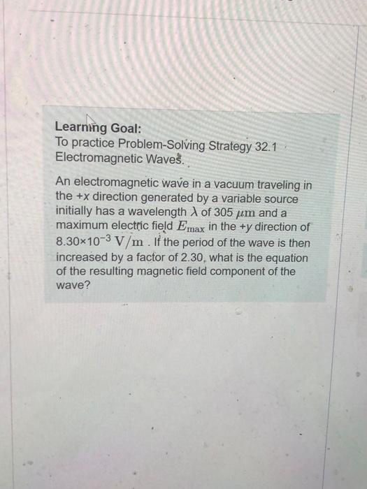Solved Learming Goal: To practice Problem-Solving Strategy | Chegg.com