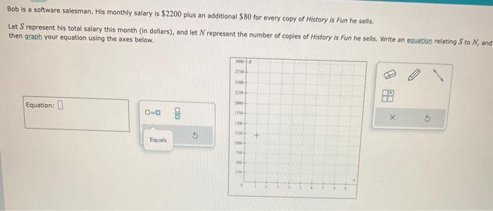 Solved Bob is a software salesman. His monthly salary is | Chegg.com