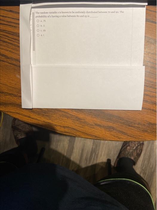 Solved The random variable is known to be uniformly | Chegg.com